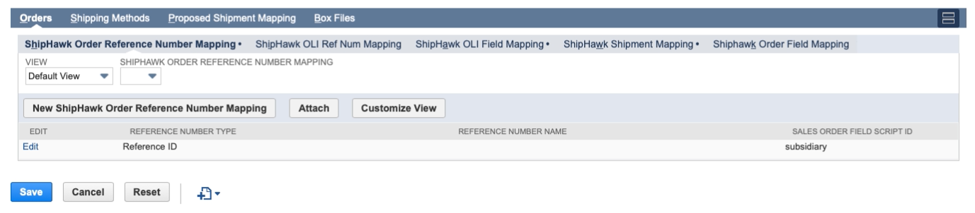 How to map order references from Netsuite to ShipHawk