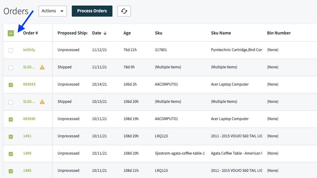 How to consolidate LTL orders into one shipment using Combine Orders