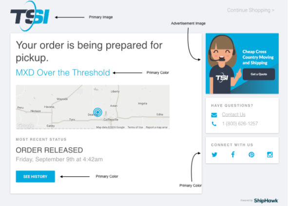 How to setup your branded tracking page