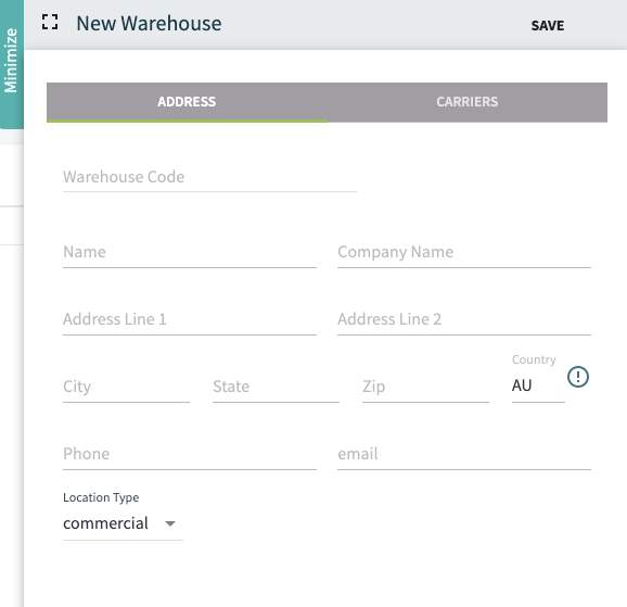 How to set up your Warehouse Locations