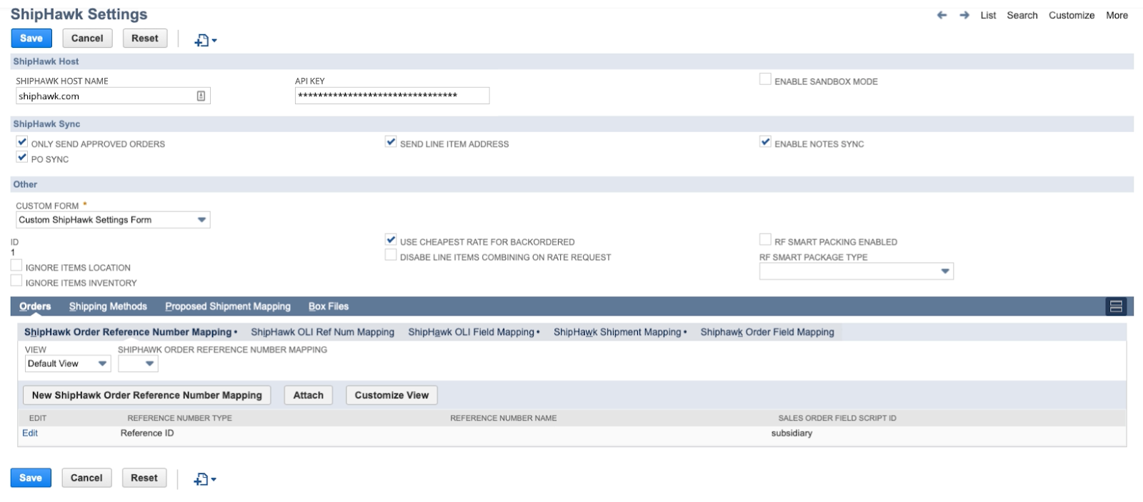 How do I map tote numbers to ShipHawk in NetSuite?